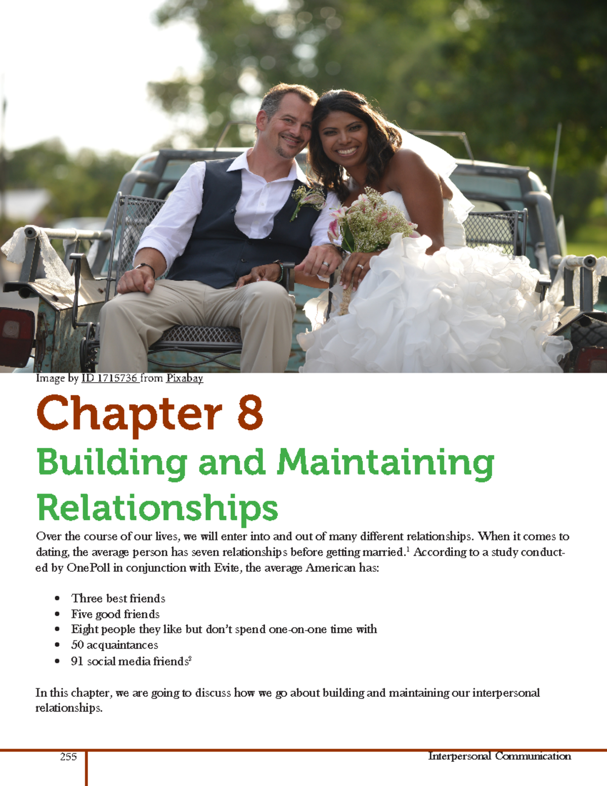 Interpersonal Communication: Building and Maintaining Relationships ...