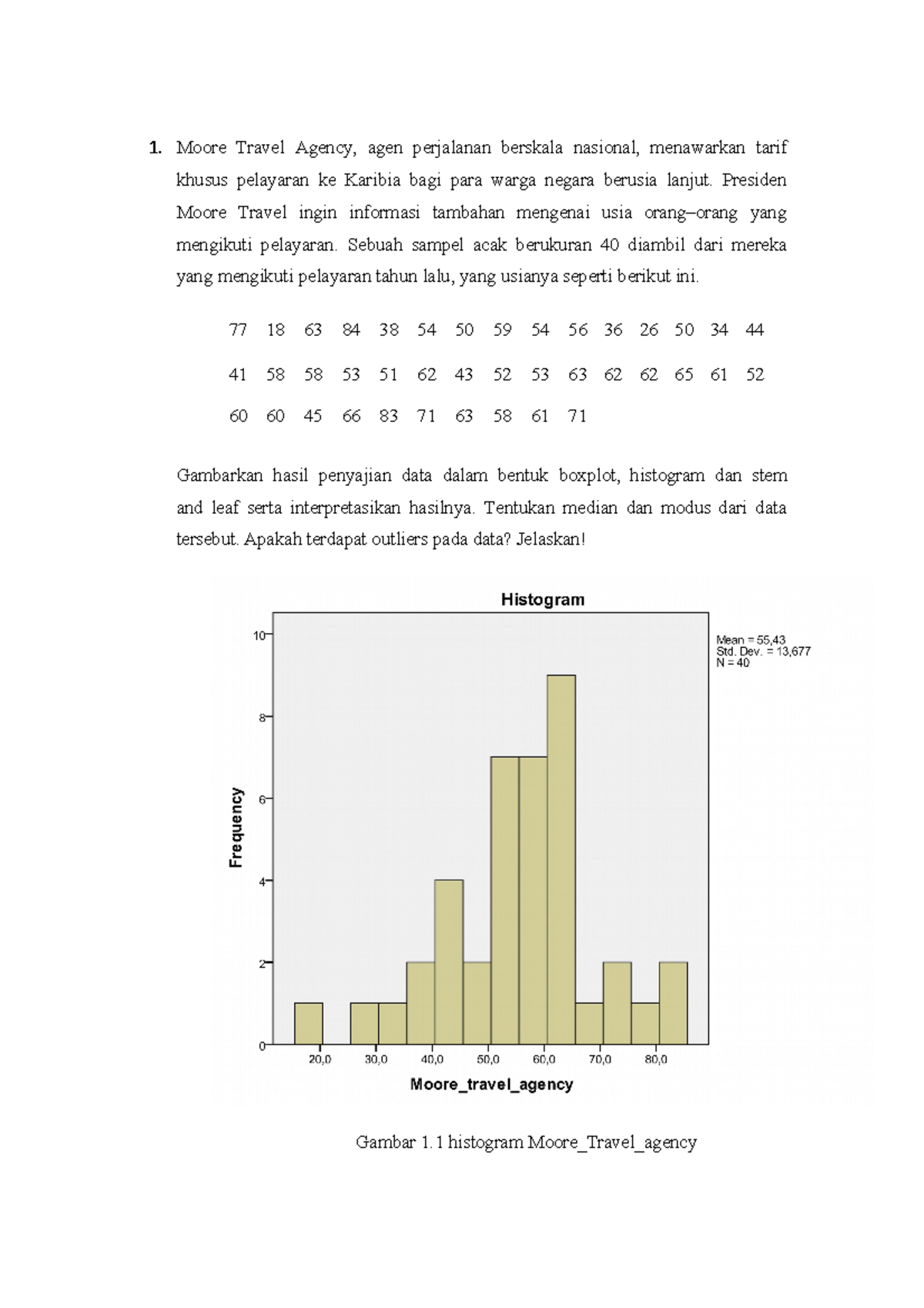 Lap Statistik - Analisis dan Interpretasi Data Praktikum - Studocu