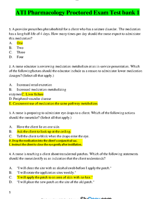 Virtual ATI (VATI) assignments and schedule for Spring 2023 - 1-3-22 ...
