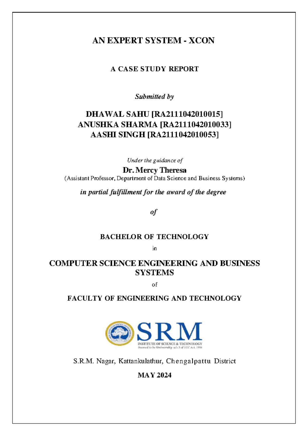 AI-XCON: A Case Study of Expert System in Configuring Computer Systems ...