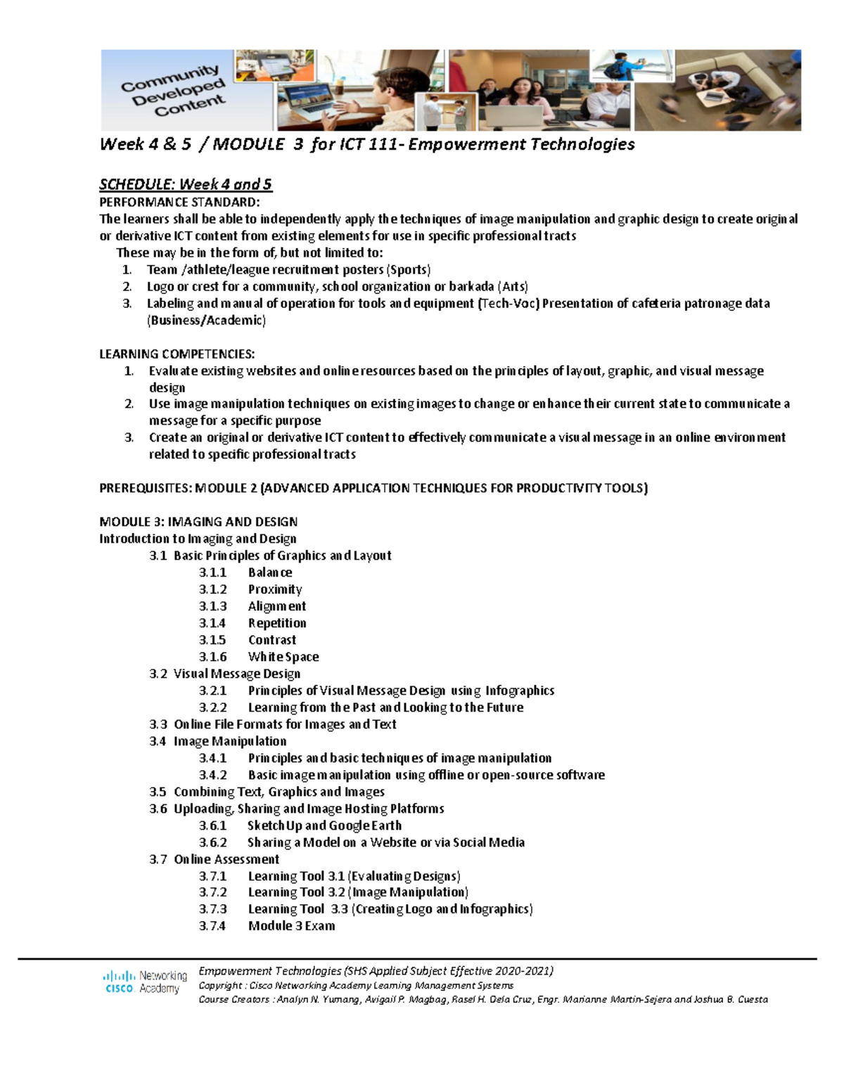 WEEK 4-5 CM MDL ICT111 - Information and Communication Technology ...