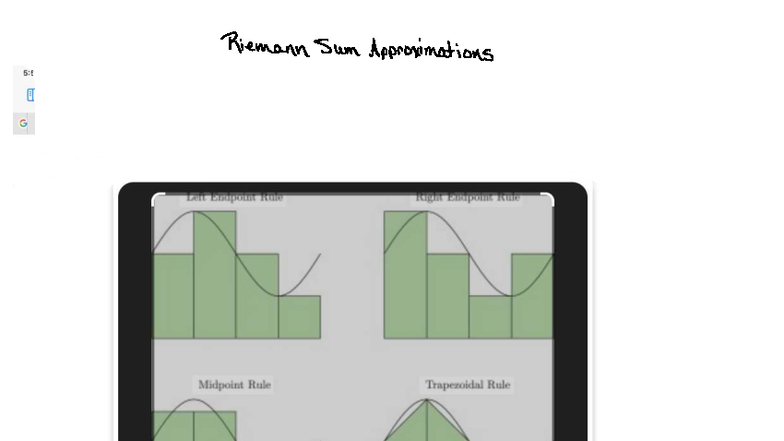 AP Calculus AB: Riemann Sum & Trapezoidal Rule Notes - Studocu