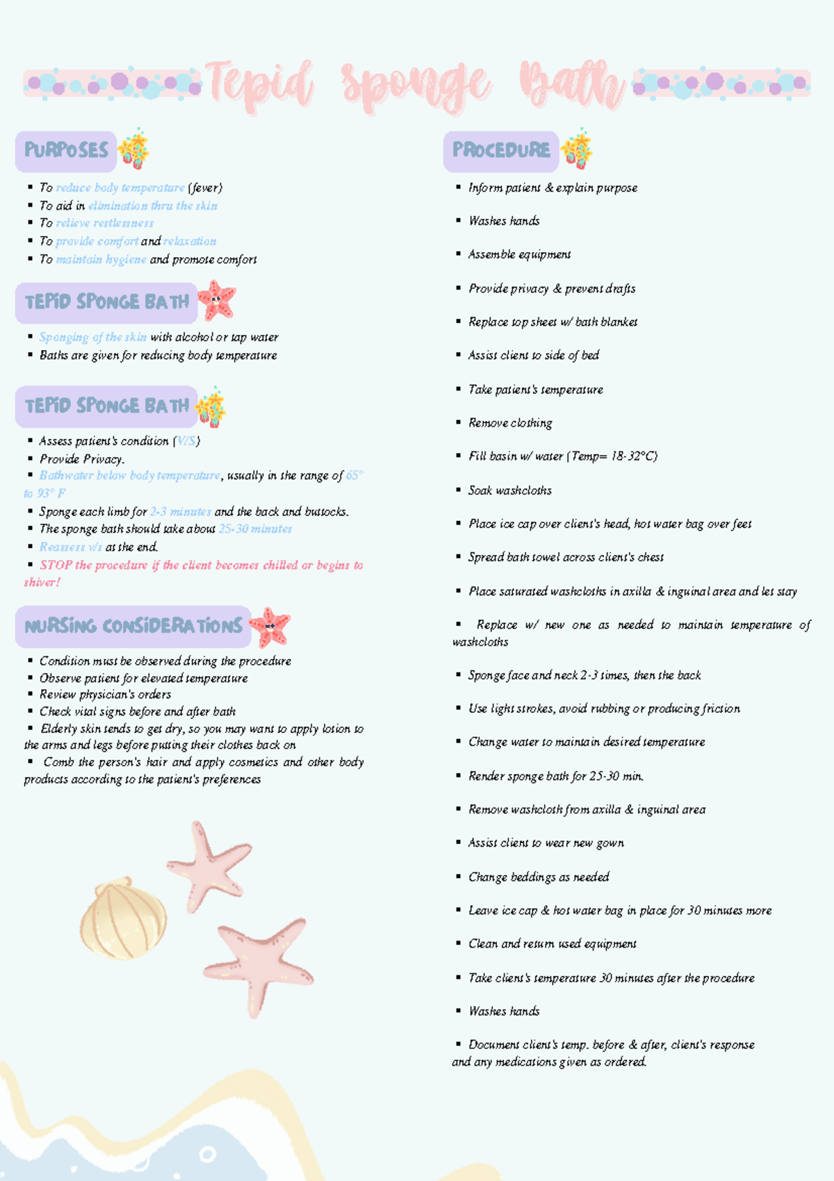 Tepid Sponge Bath - Clinical Skill - Tepid Sponge BathTepid Sponge Bath ...