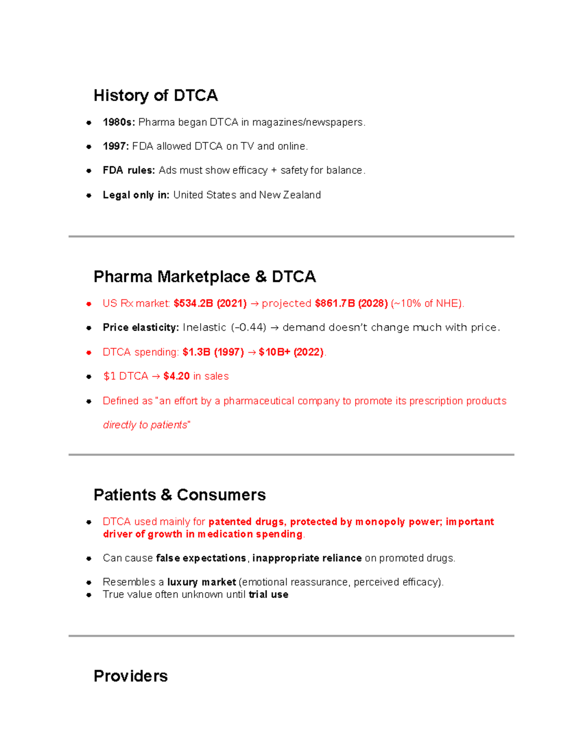 Direct-to-Consumer Advertising in Pharma: Economic Insights (DTCA ...