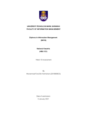 Modul 1 DNA Ui TM Pesat - Modul 1: ASAS DNA UiTM Institut Pemikiran ...