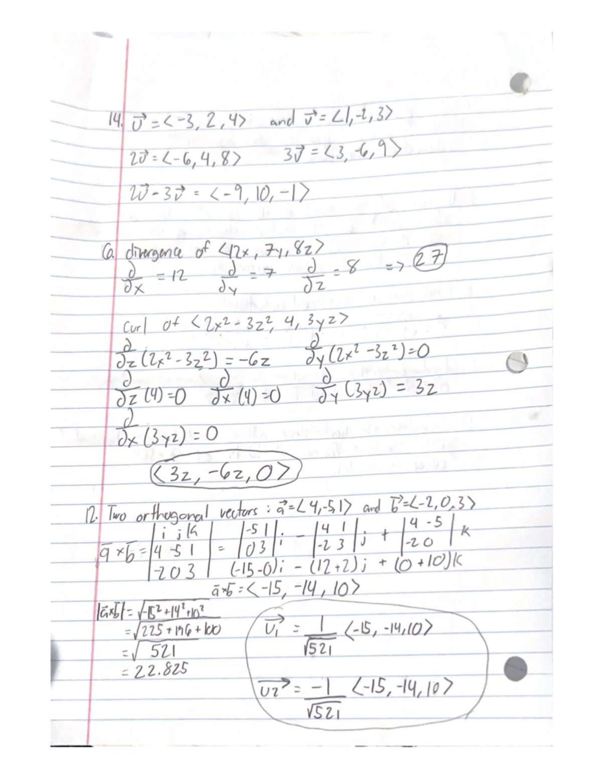 Calc 3 Final Exam: Divergence and Curl Concepts - Studocu