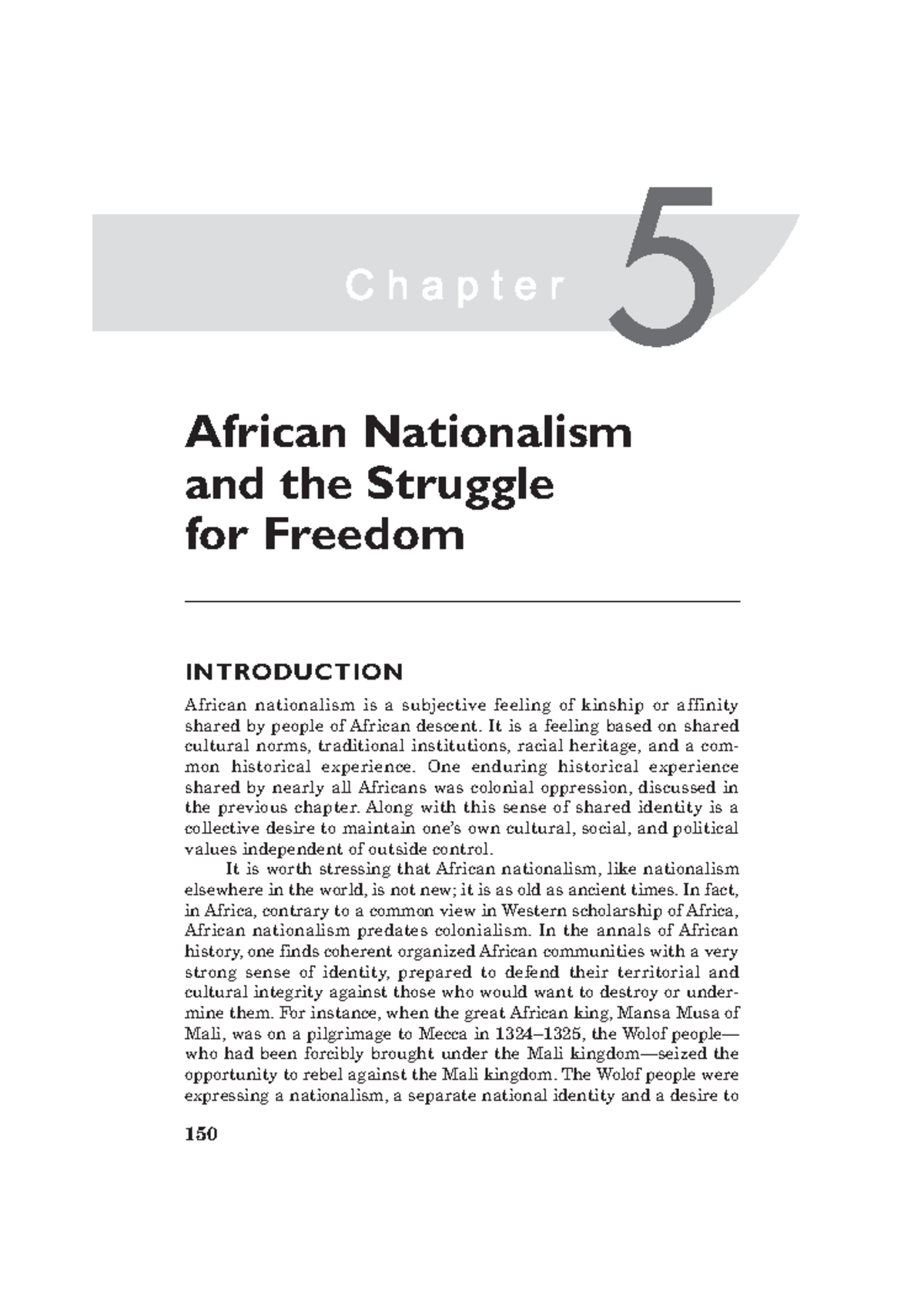 African Nationalism in South Africa: 1906-1953 Overview and Struggles ...