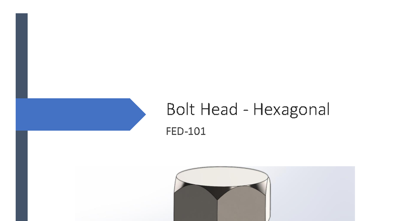 Class Exercise - Head of a Bolt (BOLT DATA) Tutorial - Studocu