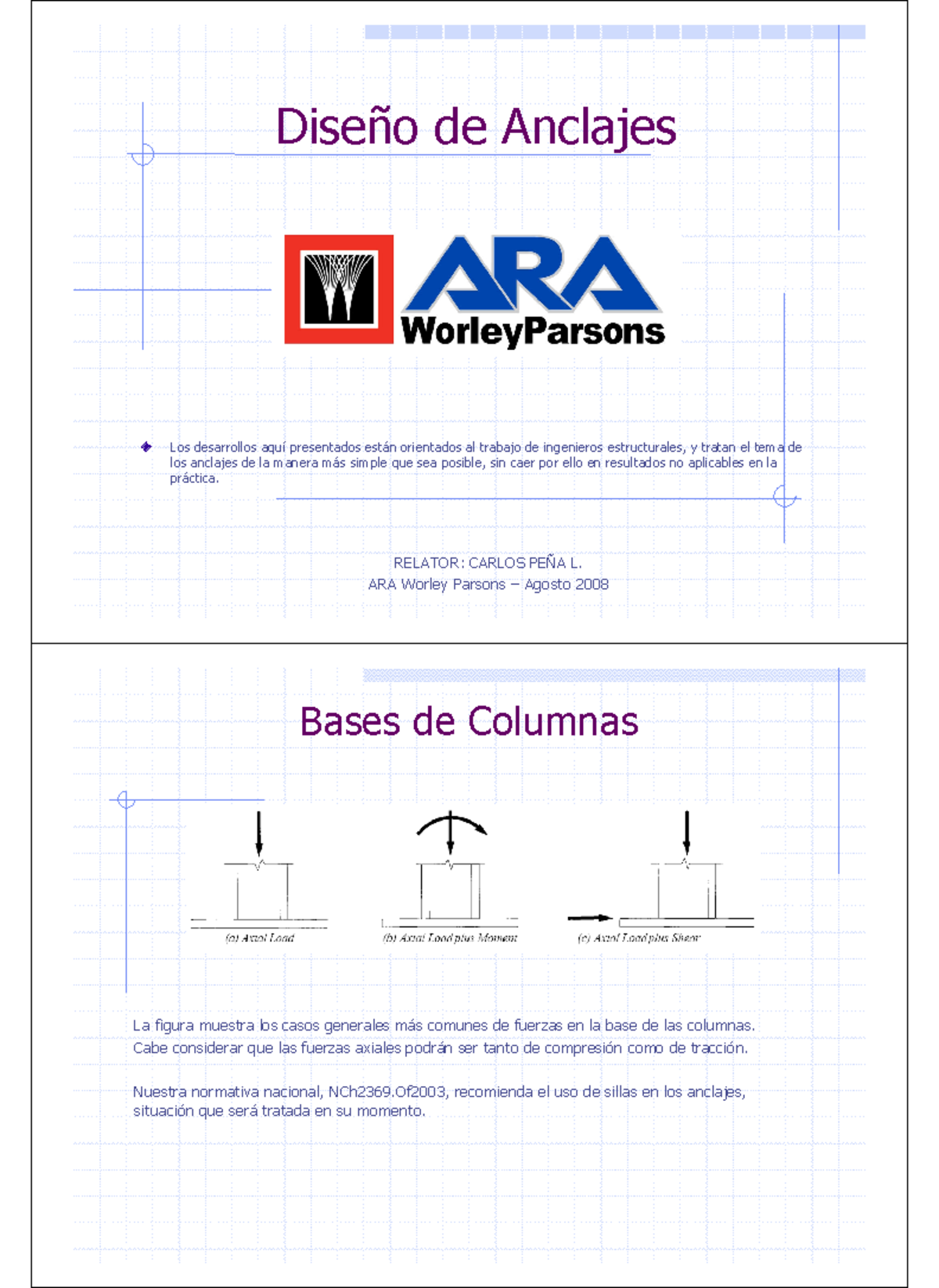 Diseño de Anclajes Estructurales ARA - Guía Completa 2023 - Studocu