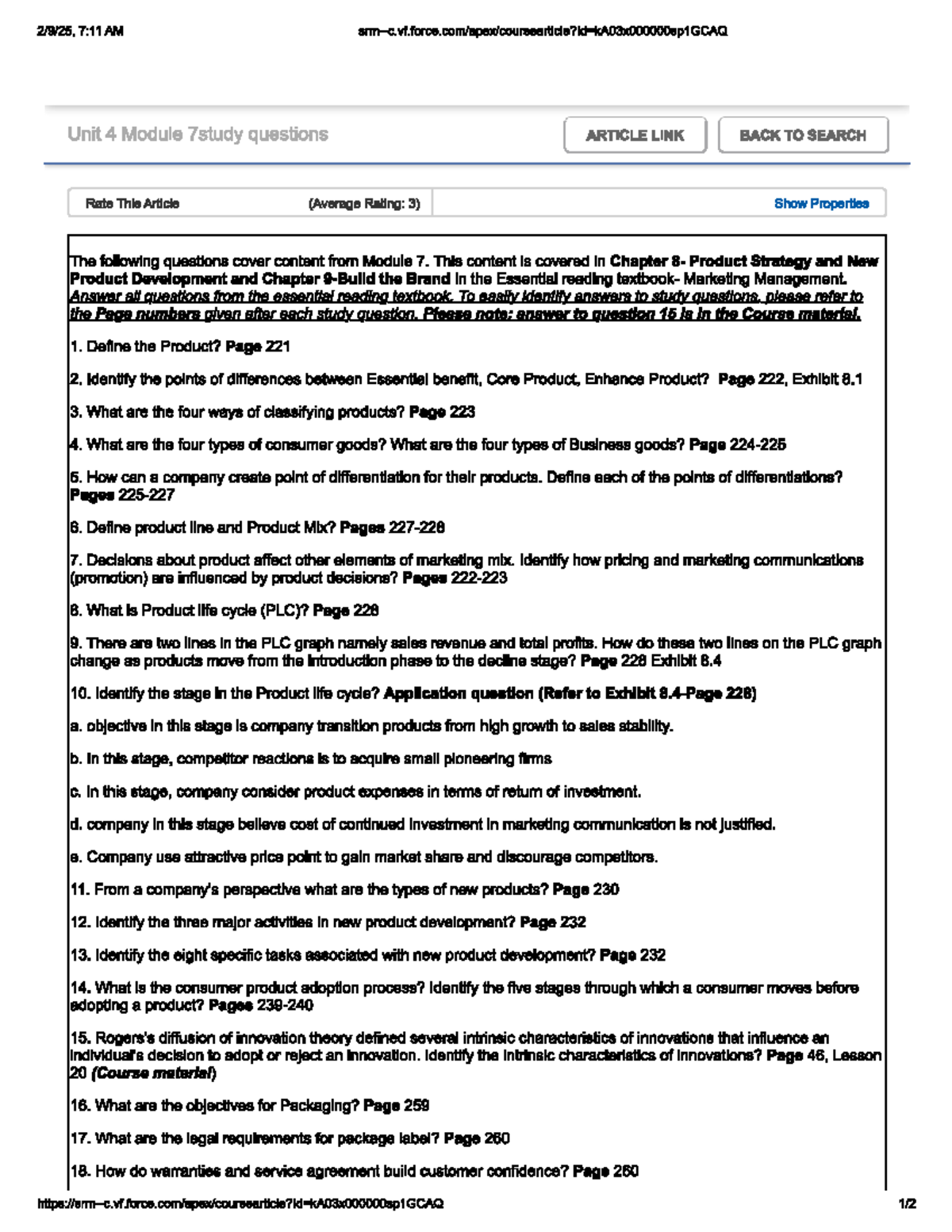 Unit 4 Module 7study questions - This content is covered in Chapter ...