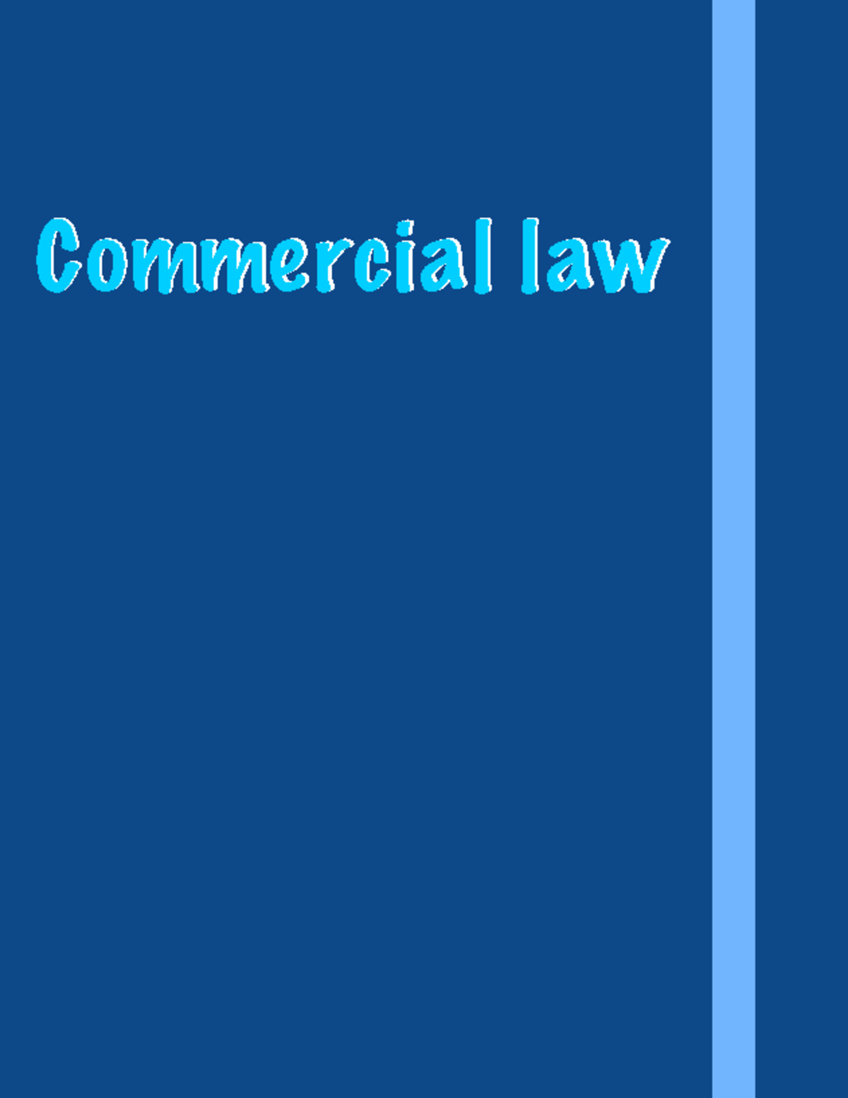 Commercial law: Understanding the IPAC method and legal principles ...