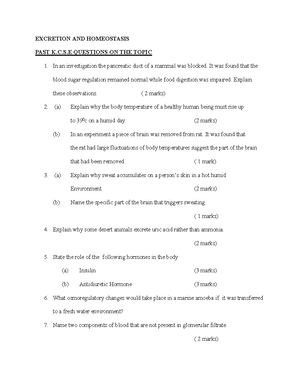 FORM 2 Biology Comprehensive Revision Notes and KCSE Qs - Studocu