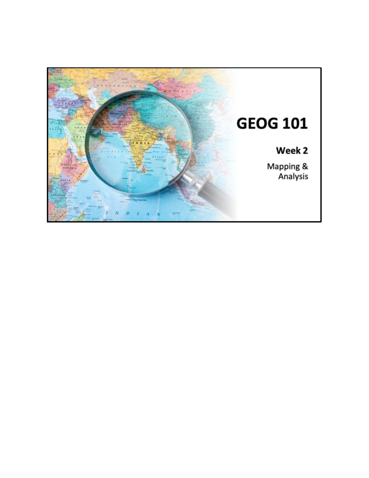 Spatial Data Analysis in GIS: Quantitative Mapping Techniques - Studocu