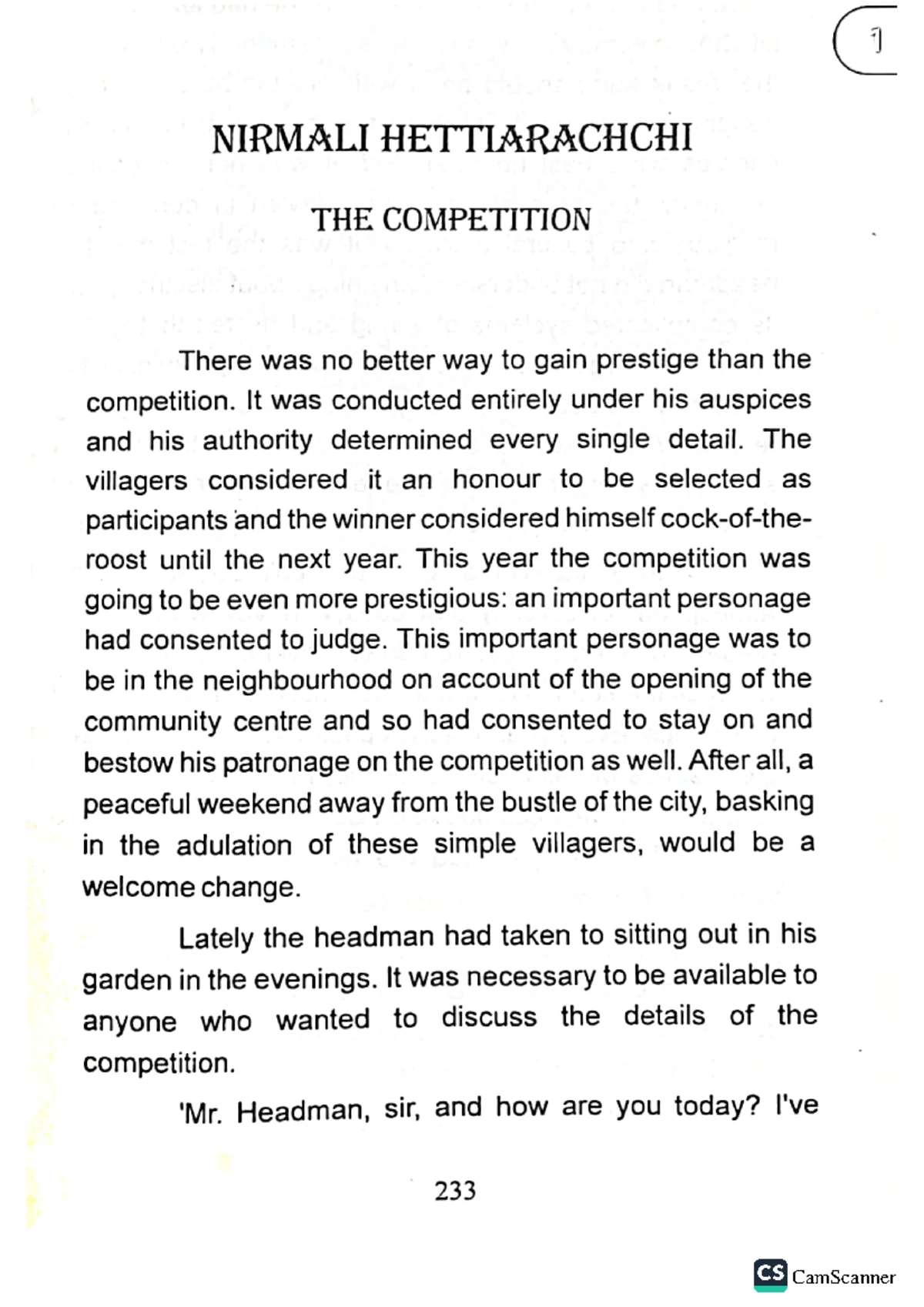 Big Match - Literature - Big Match, 1983. Yasmine Goonaratne Glimpsing ...