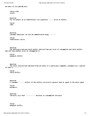 [Solved] cardinal utility theory uses as a measure of Utility Question ...