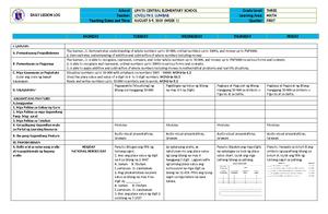 DLL Mapeh 6 Q4 W4 - .... - DAILY LESSON LOG School: CRESDAVILLE ELEMENTARY SCHOOL Grade Level ...