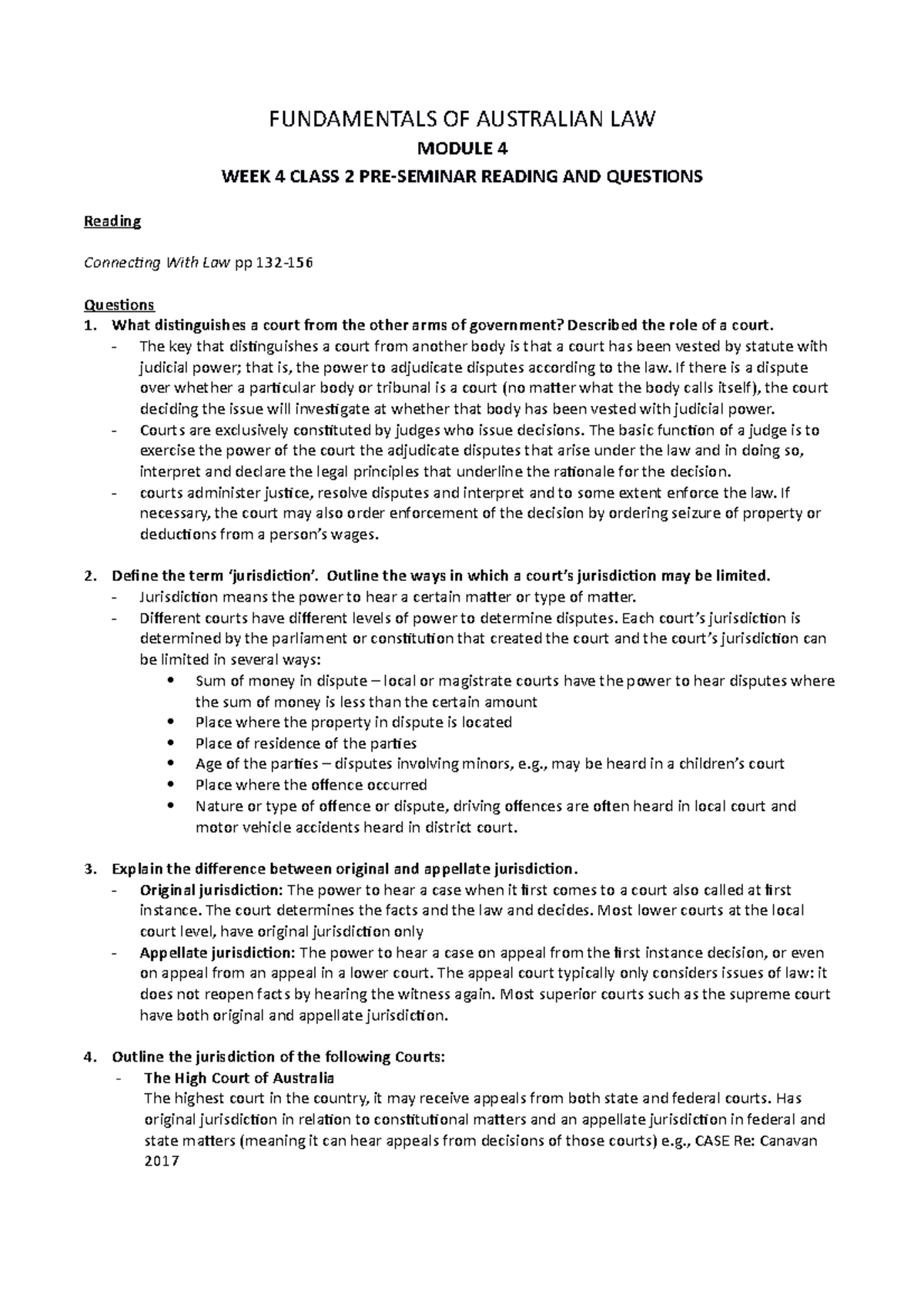 Week 4.2 pre-seminar reading and questions(1) - FUNDAMENTALS OF ...