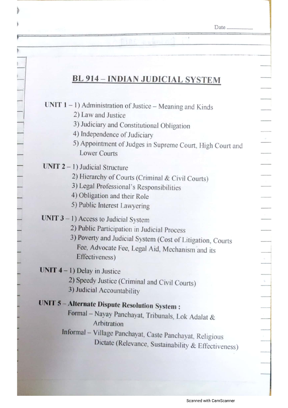 Indian Judicial System Overview and Key Features - Studocu