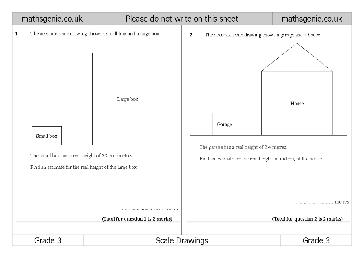 Grade 3 Math: Scale Drawings & Best Buys Questions & Solutions - Studocu