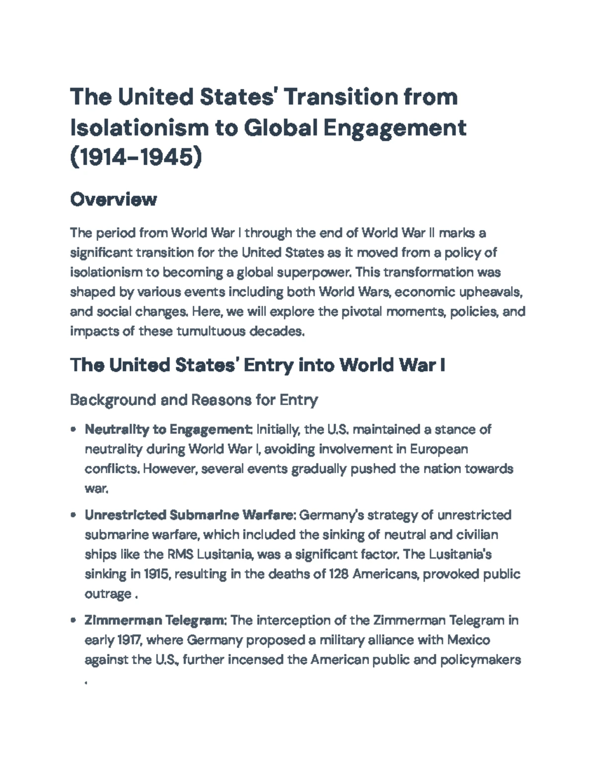 03.01 Isolationism, Intervention, and Imperialism - In this lesson, you ...
