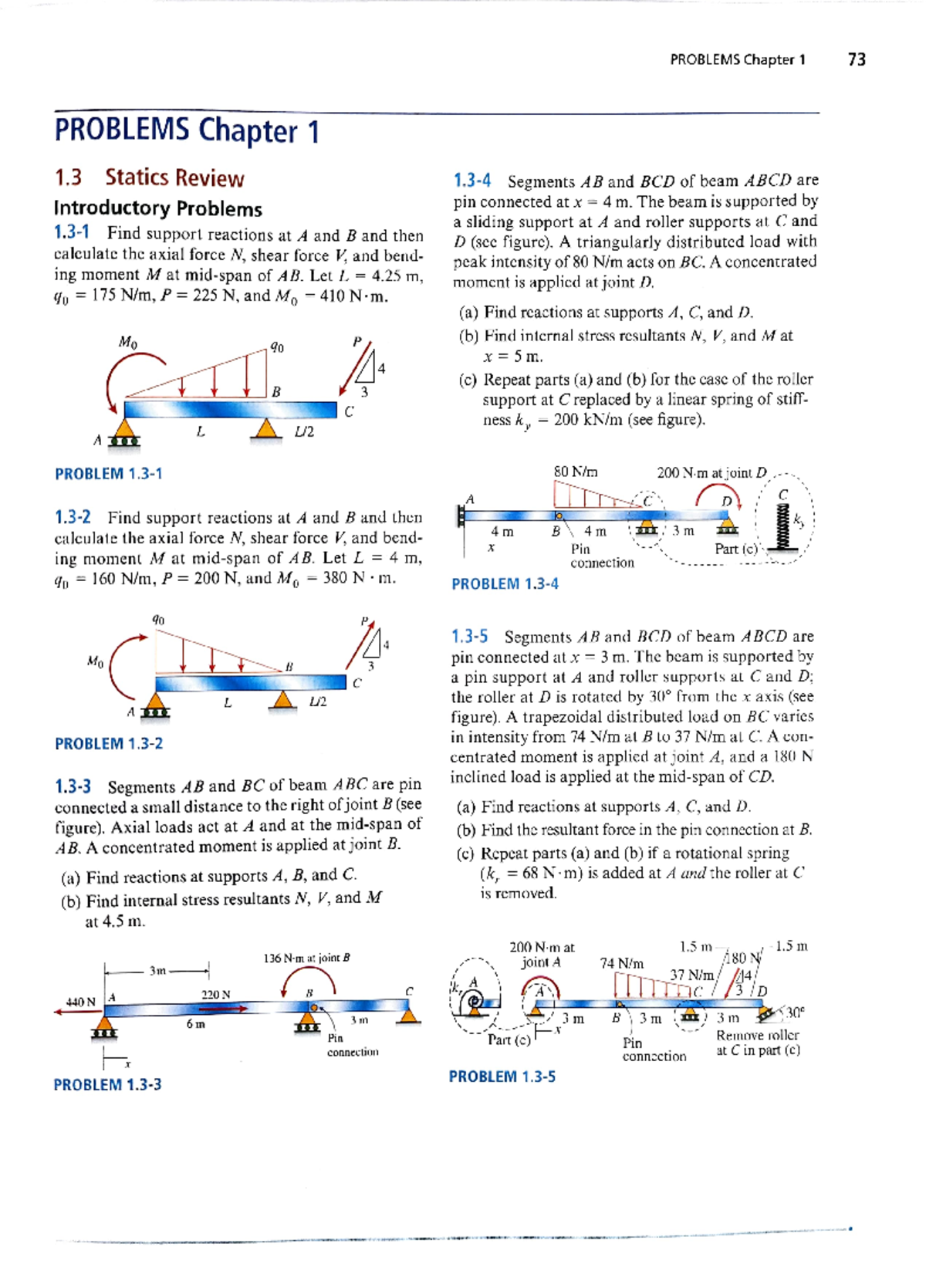 Homework 1 - .rlarhksdn - PROBLEMS Chapter 1 73 PROBLEMS Chapter 1 1 ...