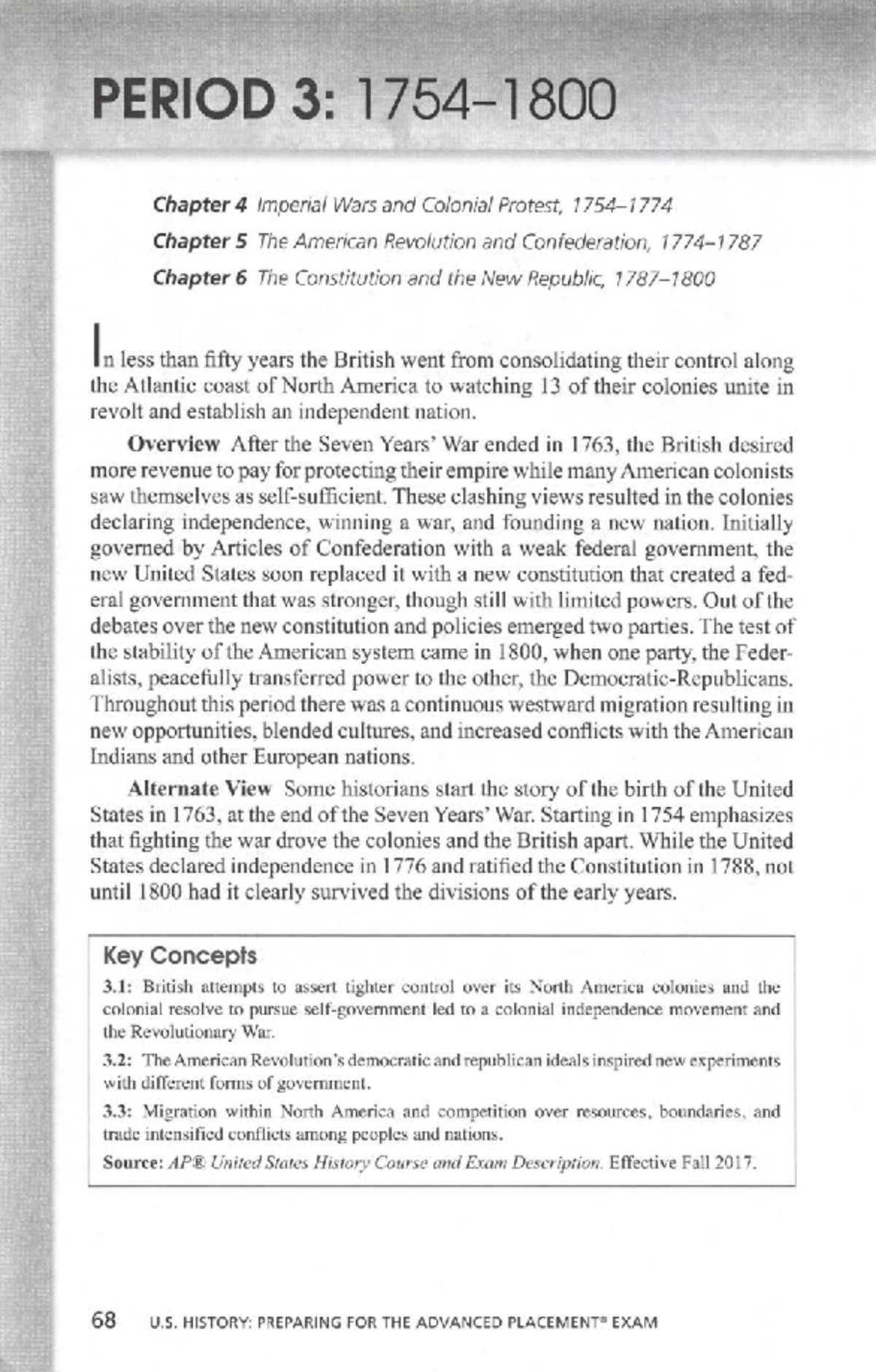 Amsco APUSH Chapter 4 - Imperial Wars & Colonial Protest Notes - Studocu