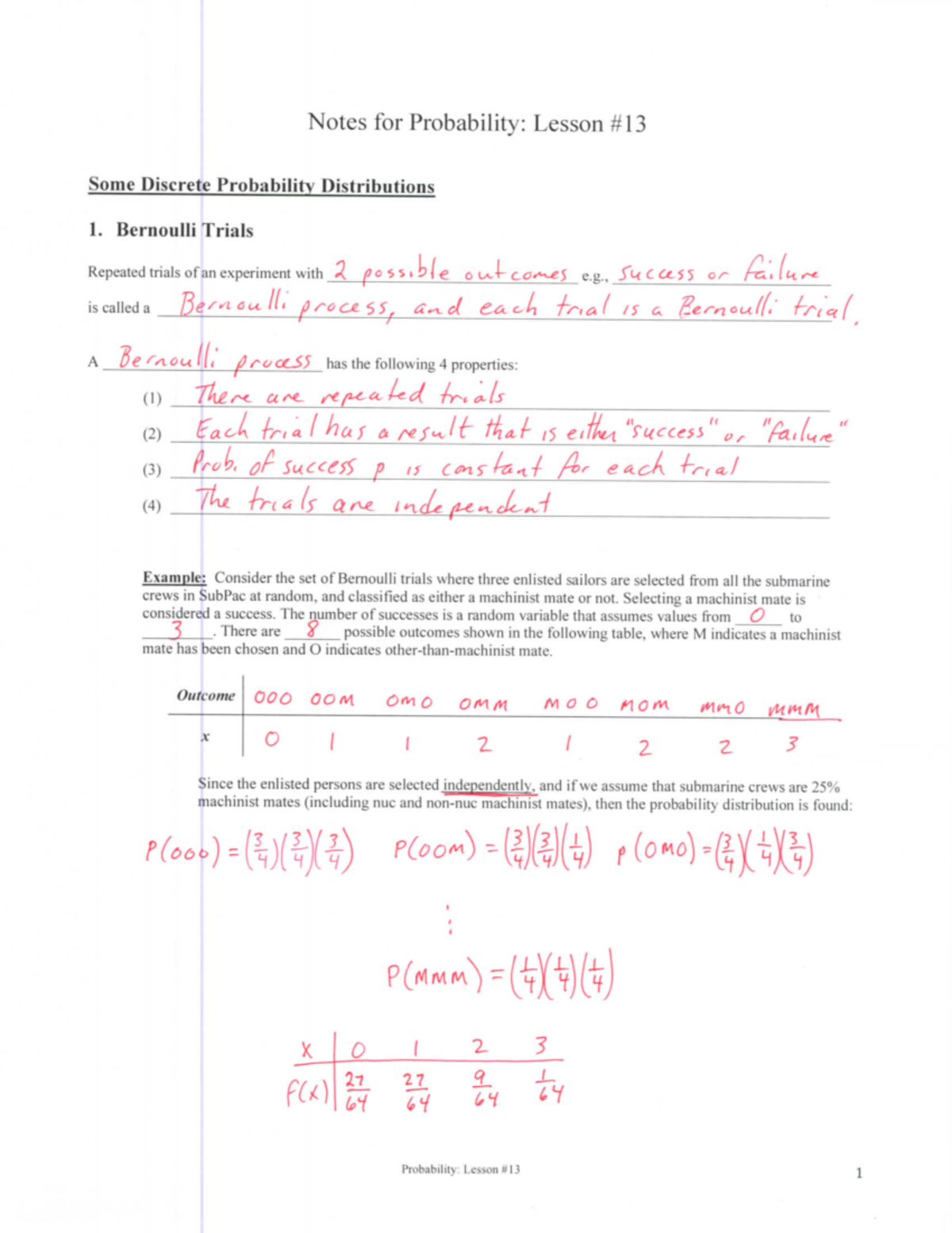 Discrete Probability Distributions - Probability and Statistics - Studocu