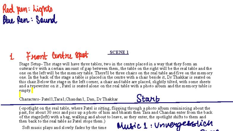 Tara Script Group D: Scene Breakdown and Character Analysis - Studocu