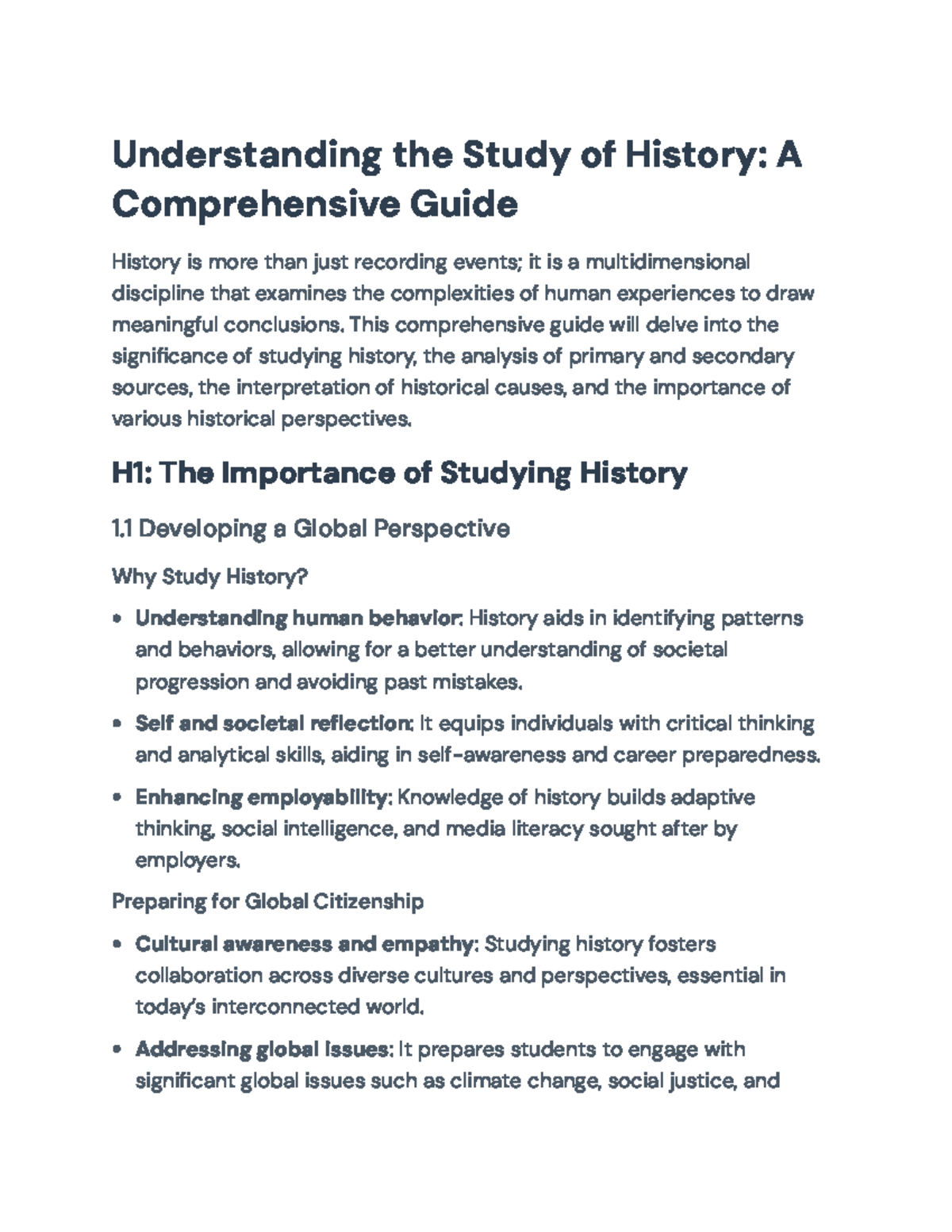 Understanding History: A Comprehensive Guide to Analyzing Sources ...