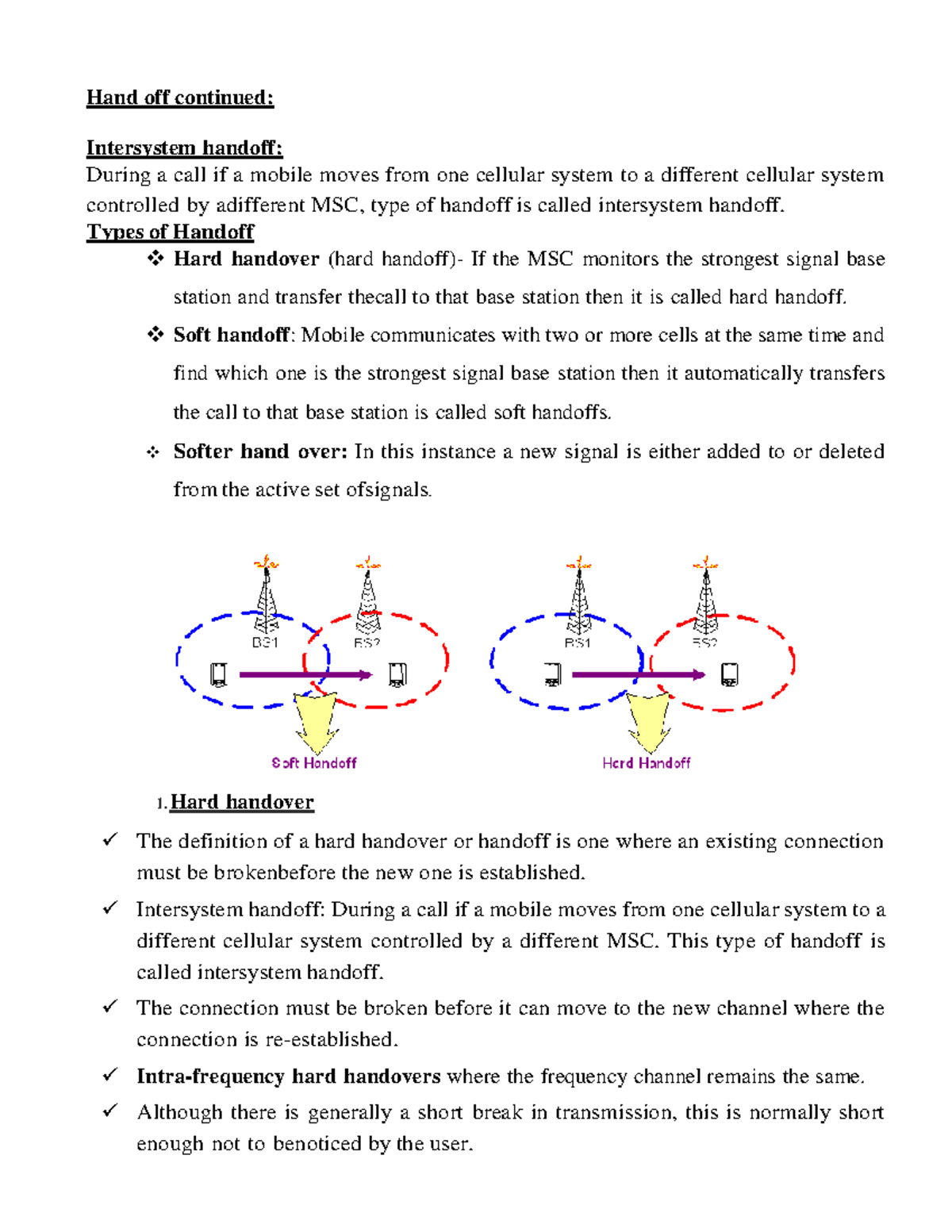 MOD 1 PART 3 - Module 03 - Hand off continued: Intersystem handoff ...
