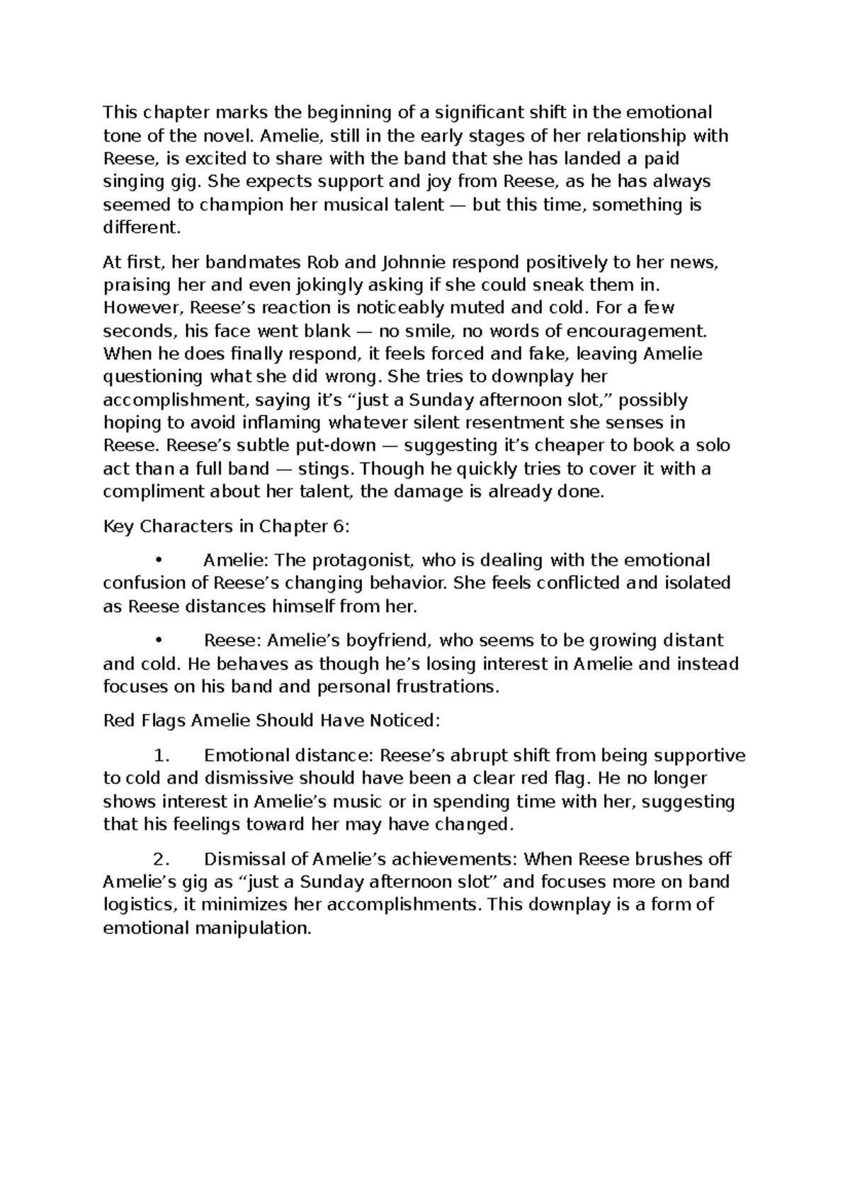 Chapter 6 review - that is the recopilation - This chapter marks the ...