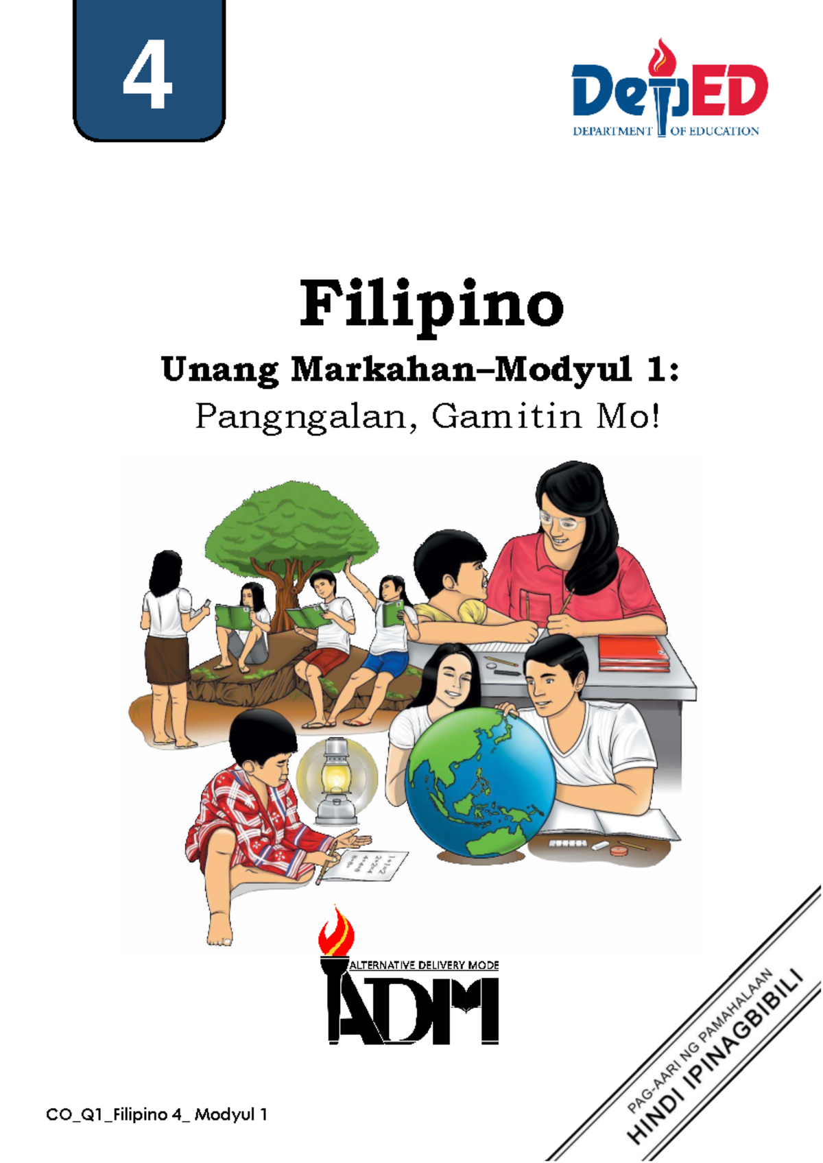 Filipino 4 Q1 Modyul 1: Pagsasanay sa Pangngalan - Studocu