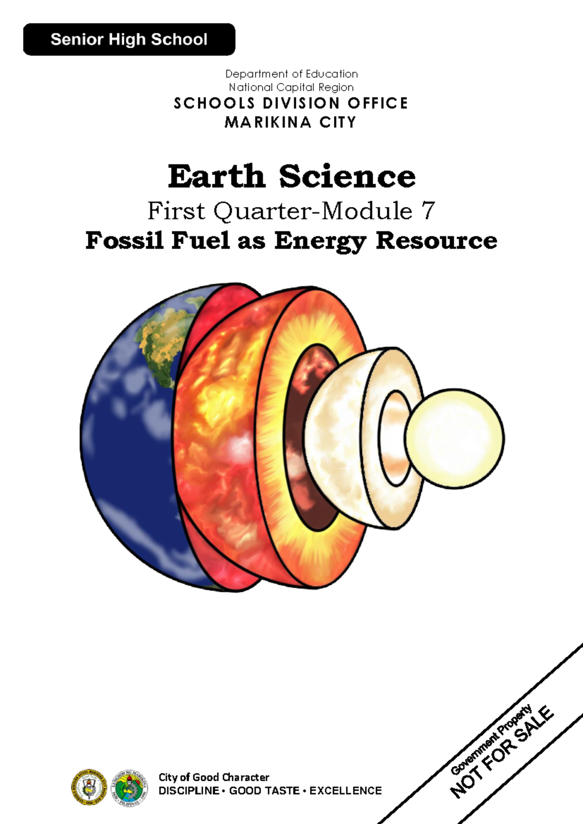 SHS Earth- Science Q1 M7 Fossil Fuel as Energy Resource - 1 City of ...