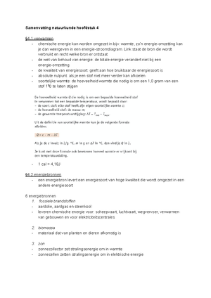 H6 paragraaf 1-2-3-4 vanuit boek samenvatting - 6 Licht en kleur Onthoud Een voorwerp dat zelf ...