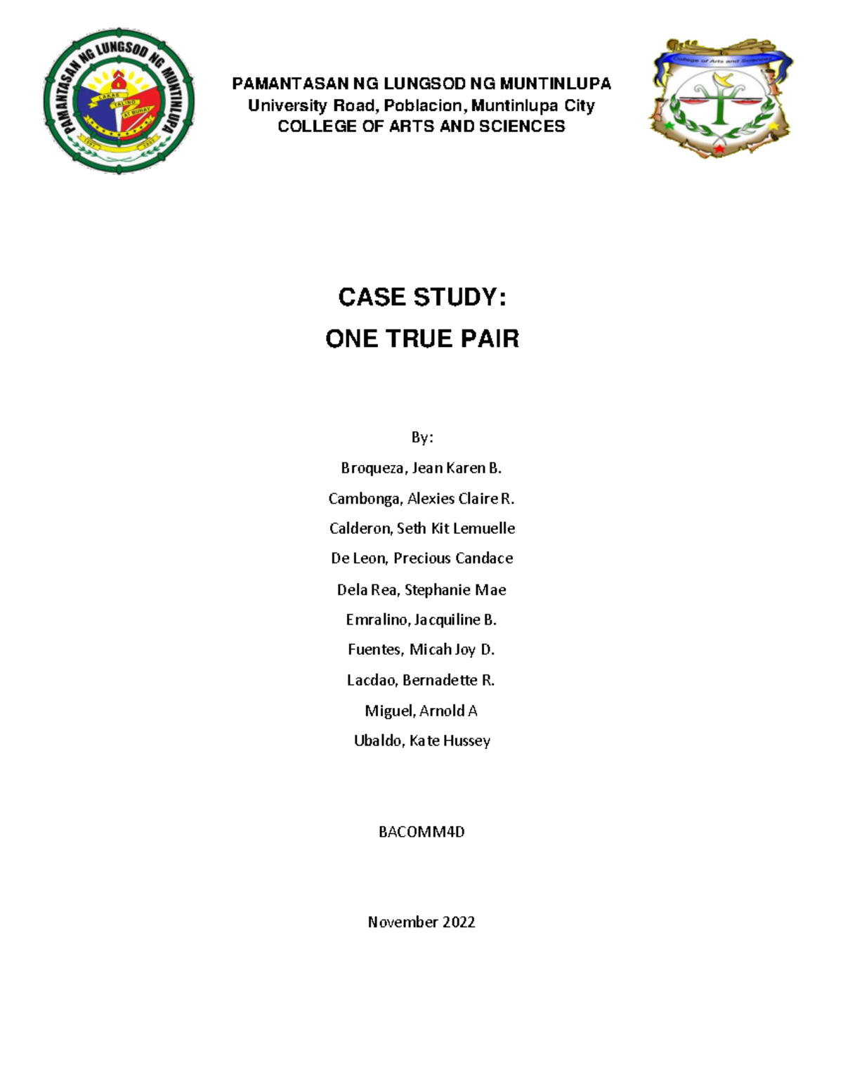 Case Study: Insights on "One True Pair" Marketing Campaign - Bacomm 4D ...