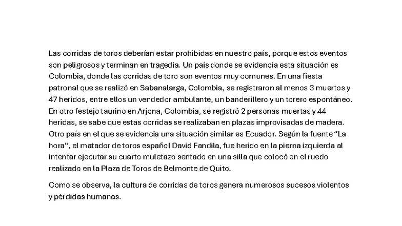 Las corridas de toros en Colombia: un análisis de tragedias y peligros ...