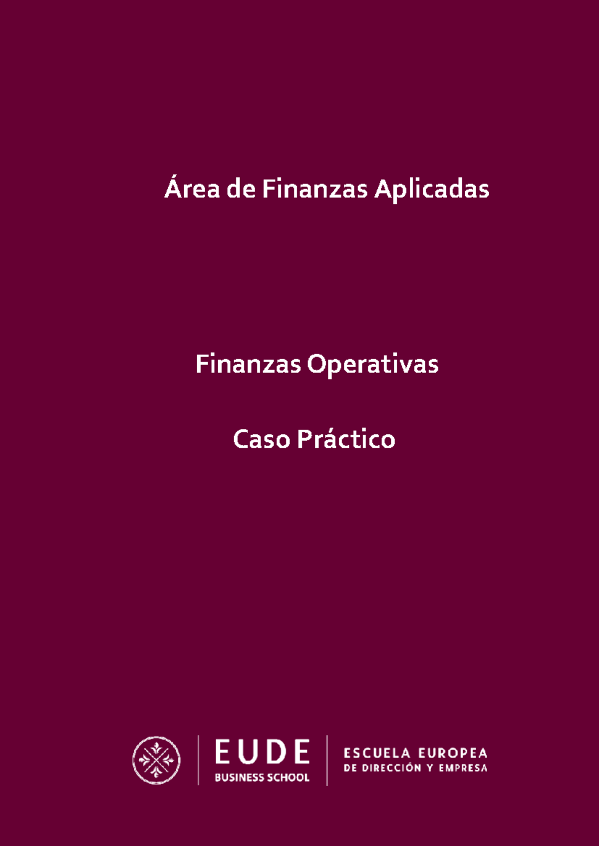 Finanzas Operativas - Análisis del Fondo de Maniobra de ROCAMOSA - Studocu