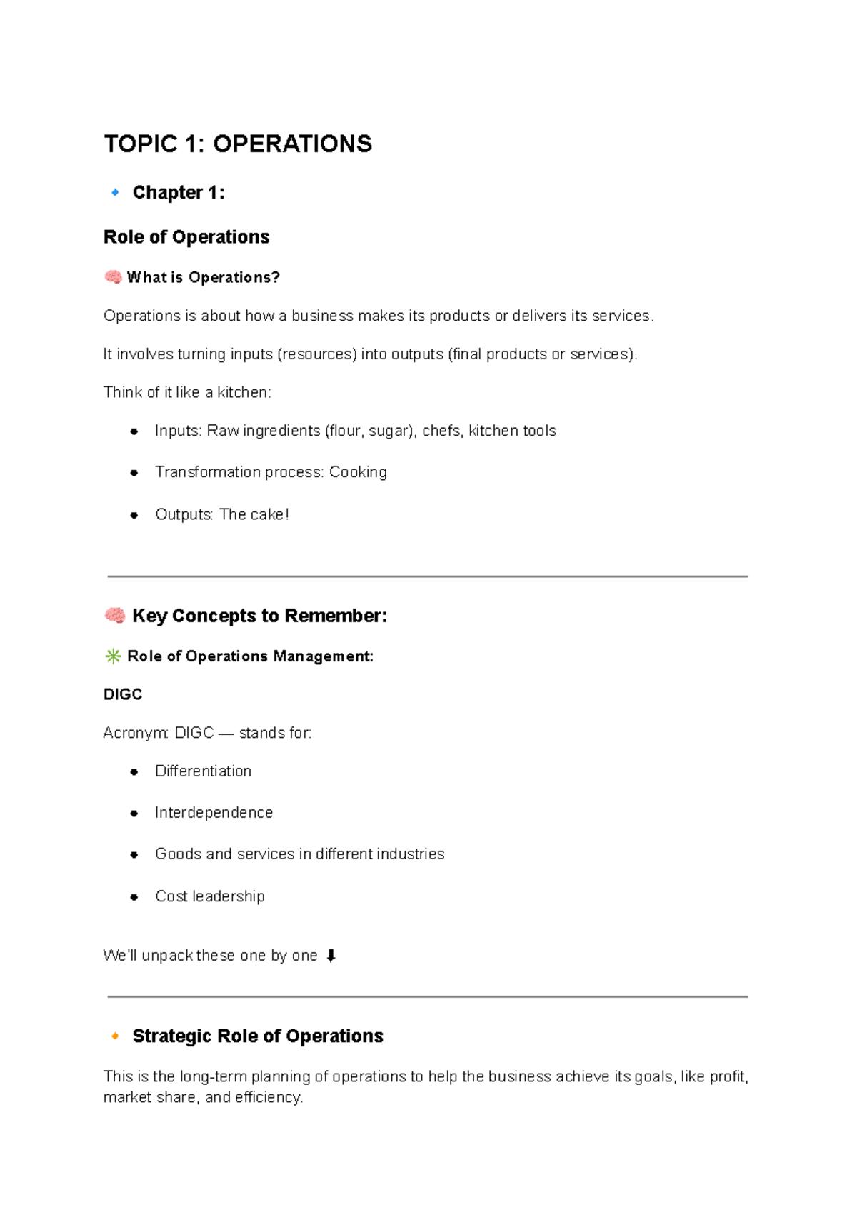 Business Studies Trial Podcast: Operations, Marketing & Finance ...