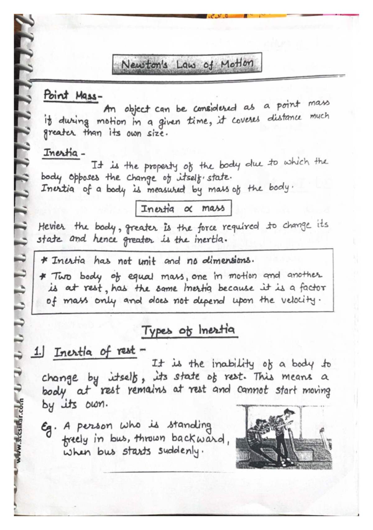Newton's Laws of Motion: Understanding Inertia and Forces LT - Studocu