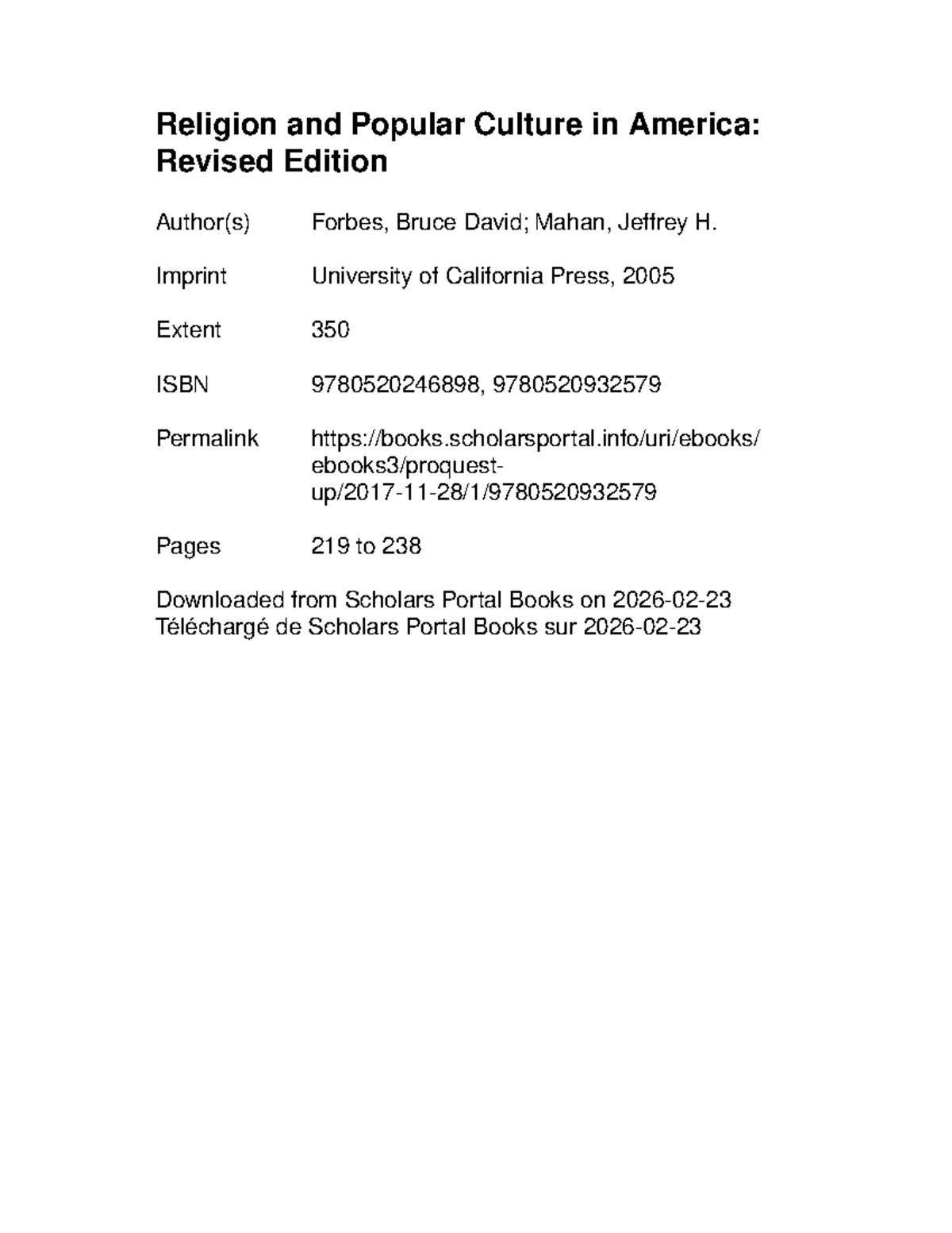 Religion and Popular Culture in America: Baseball, Coca-Cola, and Rock ...