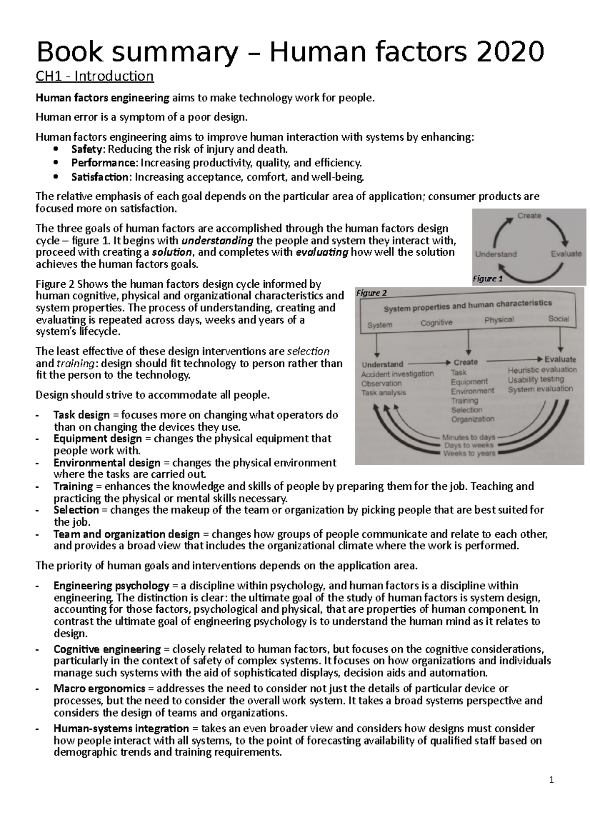 Human Factors Engineering Overview: Complete Book Summary 2020 ...
