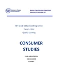 Grade 10 Consumer Studies Term 3 & 4 Revision Guide 2024 - Studocu
