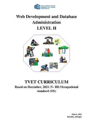 EOS Web development and Database Administration Level 1 5 - Federal ...