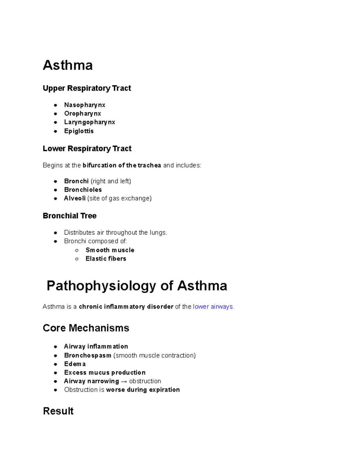 Asthma Pathophysiology and Management: Key Insights and Alterations in ...
