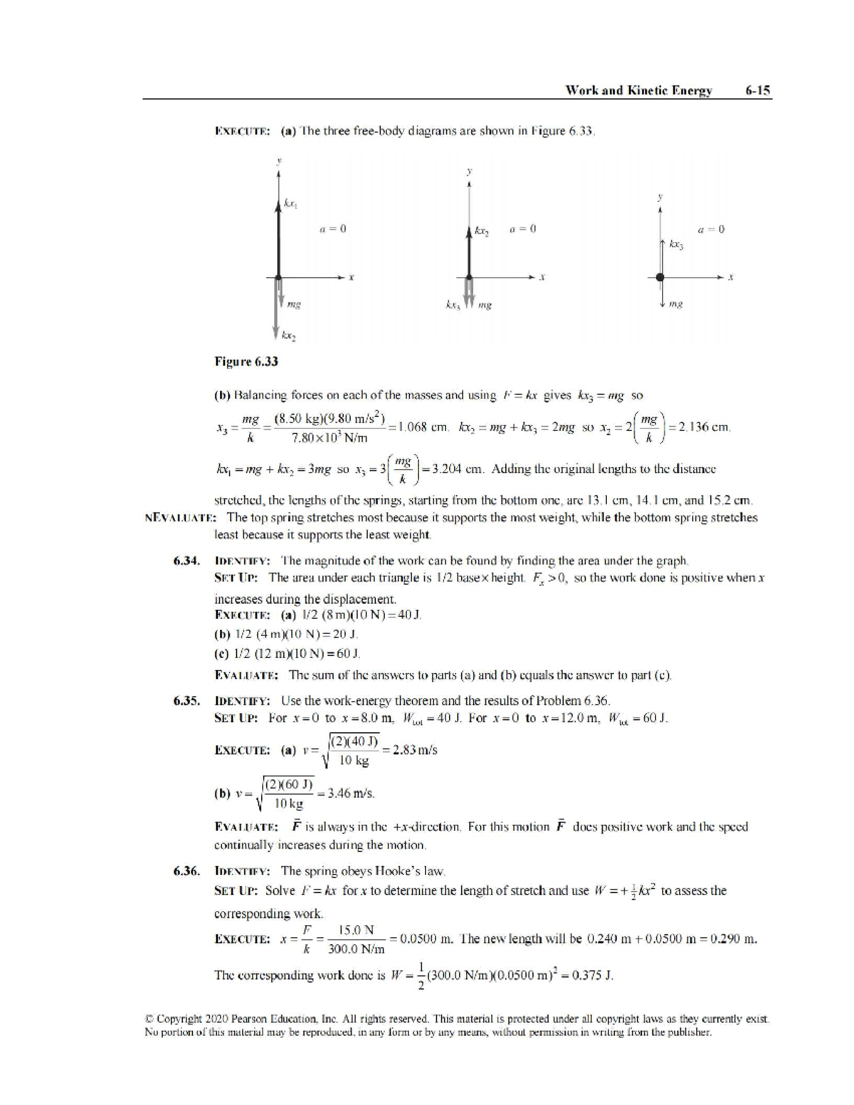 University Physics (PHYS 101) - Work and Kinetic Energy Solutions - Studocu