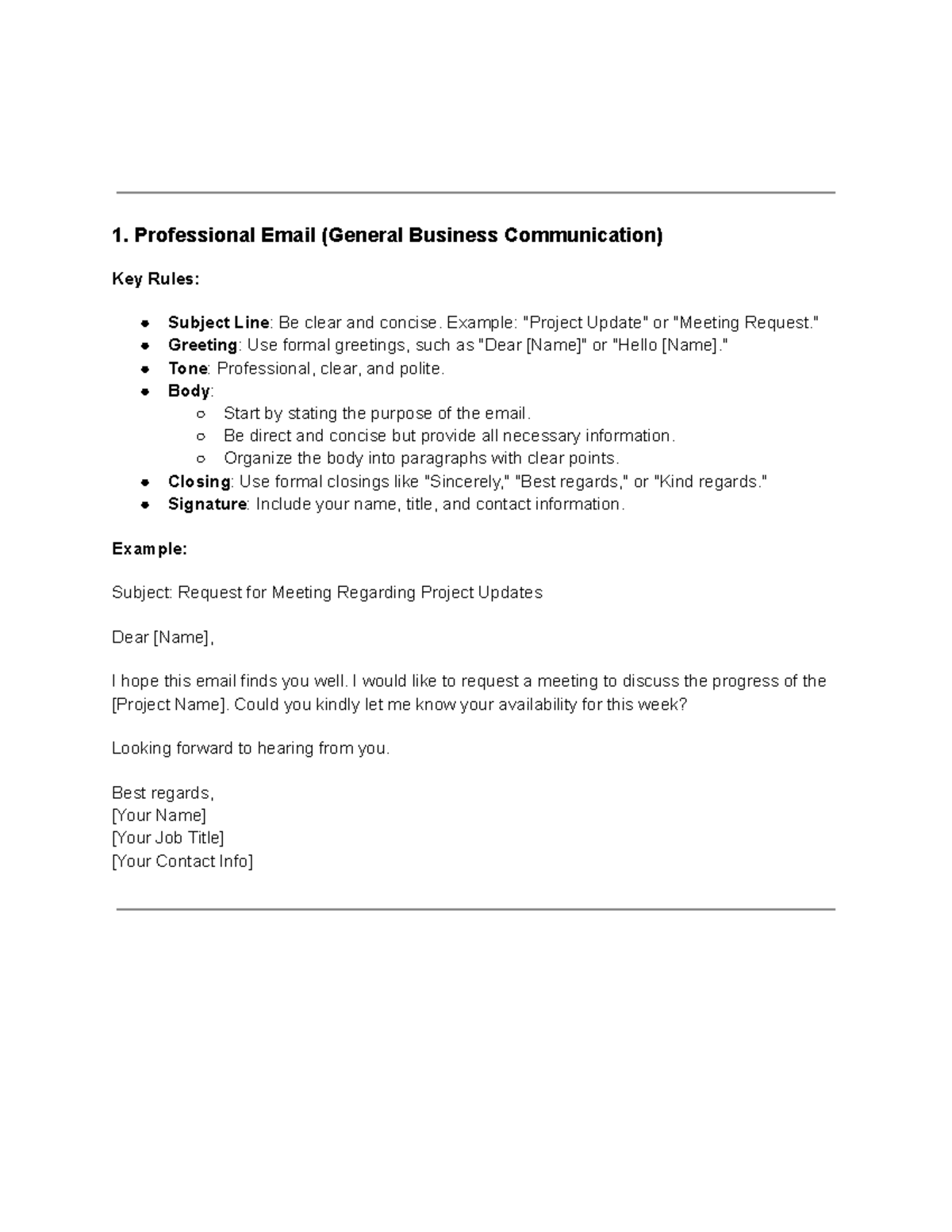 Case studies-2 - How to write different types of emails. - 1 ...