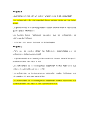 Examen Final de Ciberseguridad Cisco COMP 3: Preguntas y Respuestas - Studocu