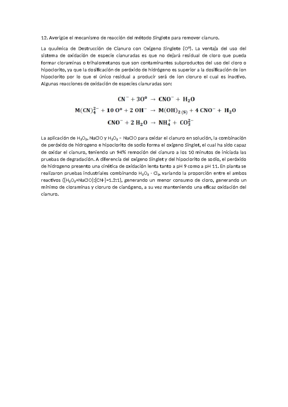 12 ambiental 2 - Destrucción de moleculas - Averigüe el mecanismo de ...