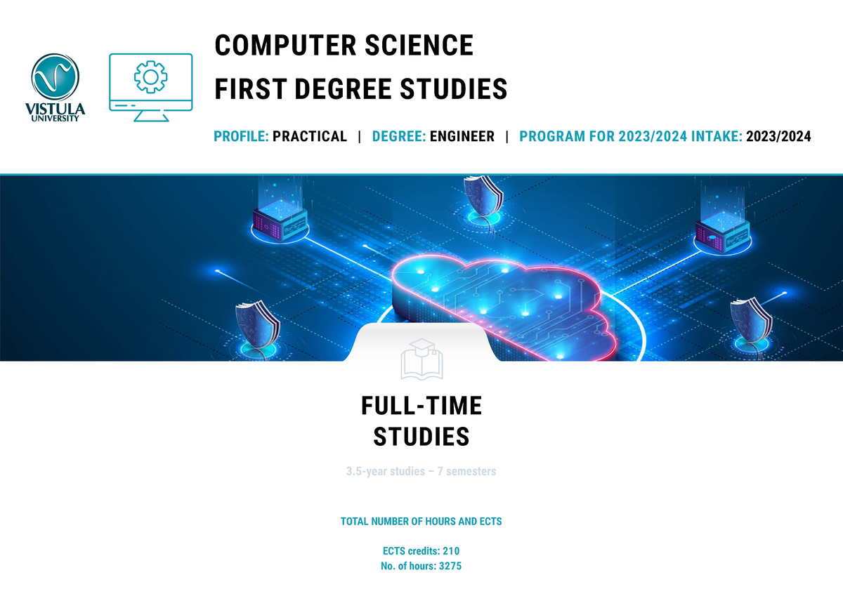 Programme Computer Science I Bachelor - COMPUTER SCIENCE FIRST DEGREE ...