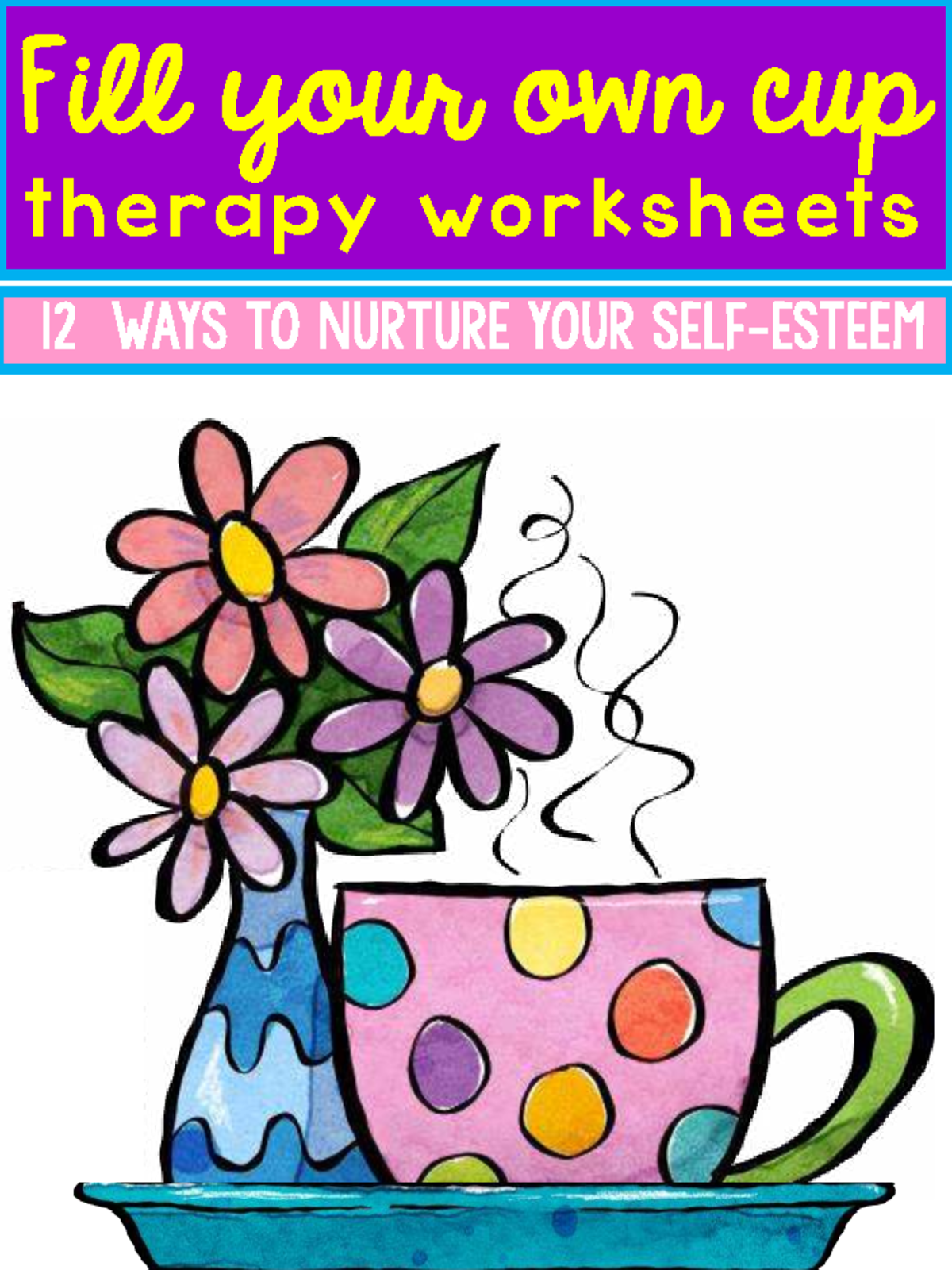 Self-Esteem Worksheets: Who Am I? Identity Development & Self-Care ...
